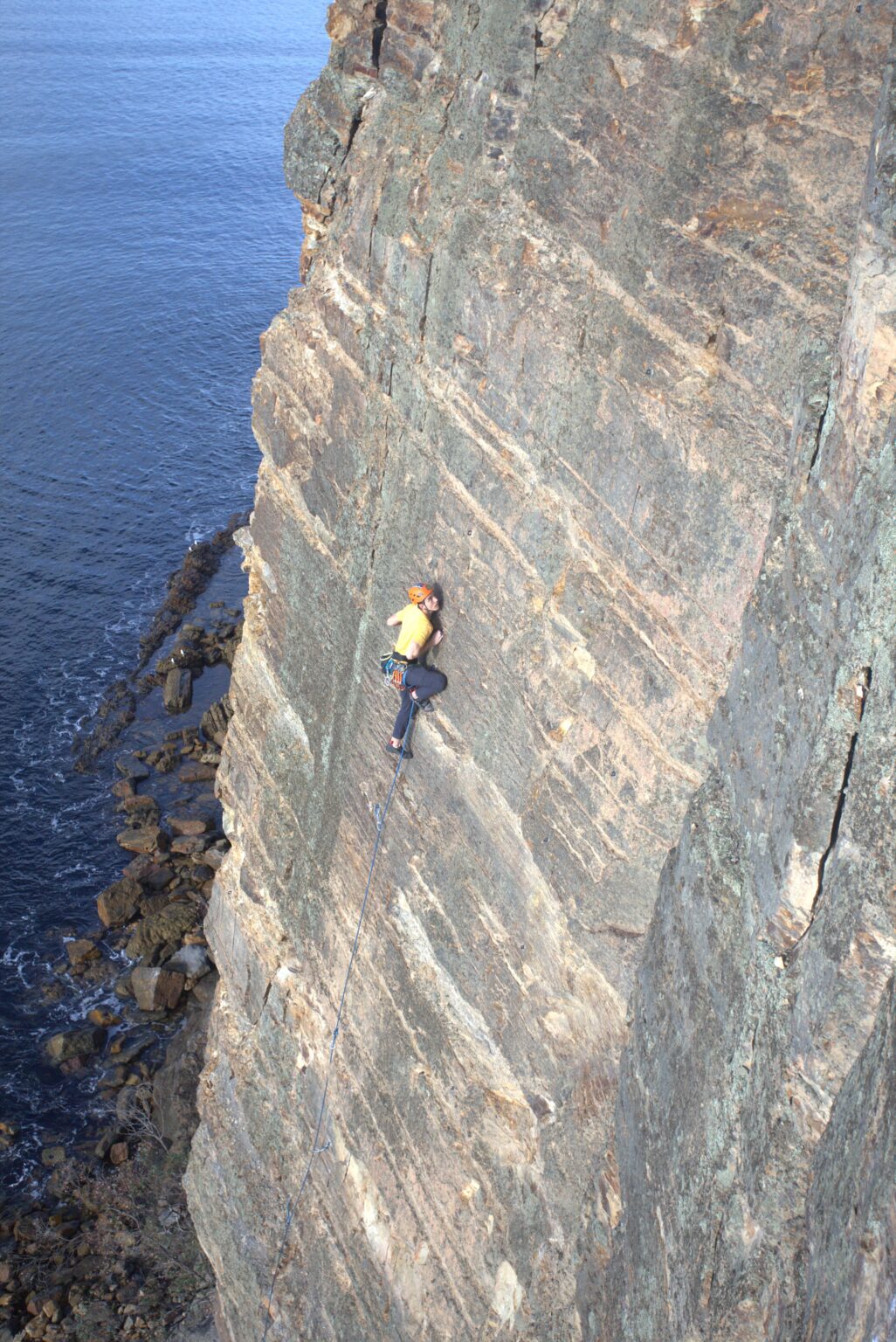 Hobart, Tasmania new rock climbing crag: Genesis - Vertical Life